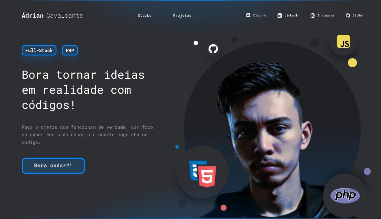Ádrian Cavalcante - Programador Web